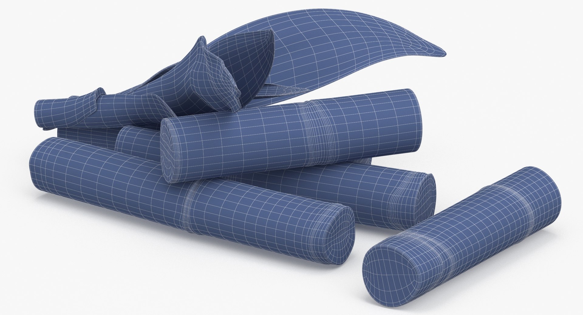 3D Prop 29 Bamboo Sticks - TurboSquid 2148065