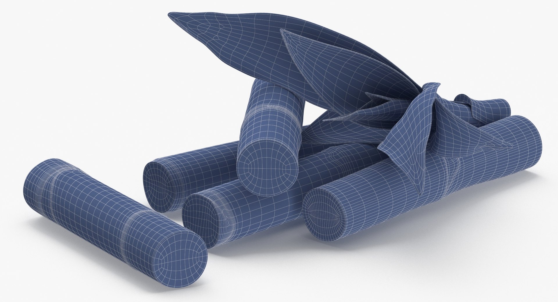 3D Prop 29 Bamboo Sticks - TurboSquid 2148065