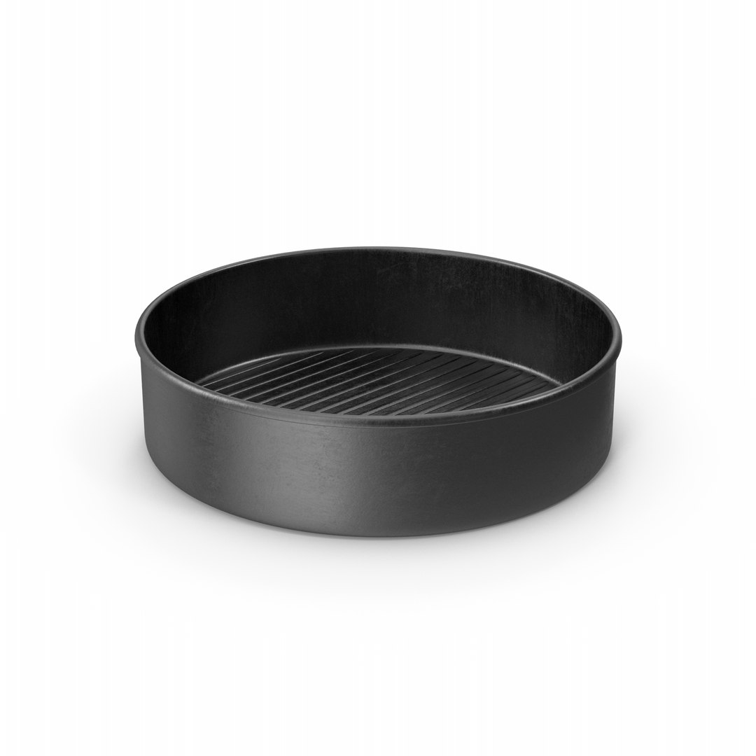 Metal Cake Pan 3D - TurboSquid 2132754