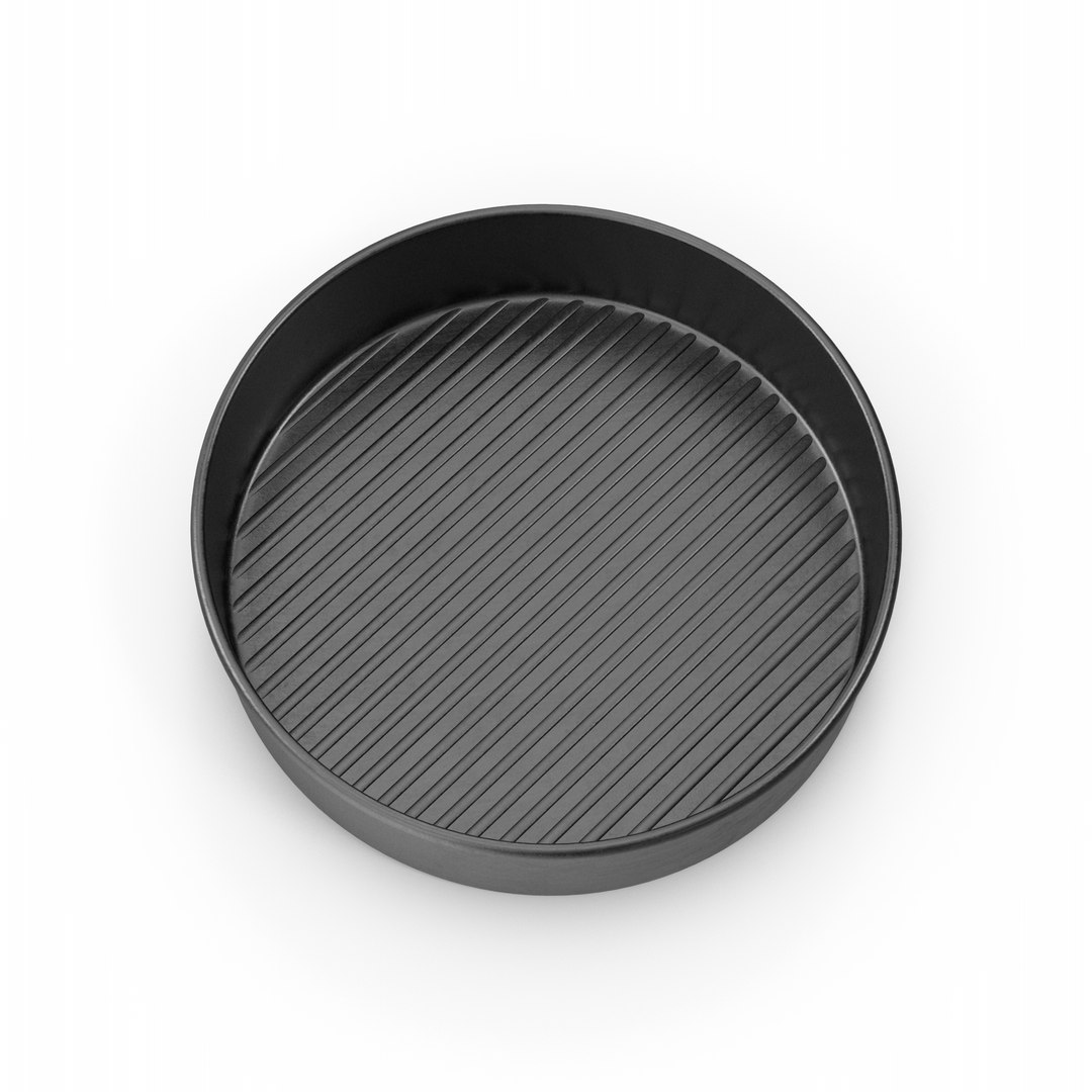 Metal Cake Pan 3D - TurboSquid 2132754