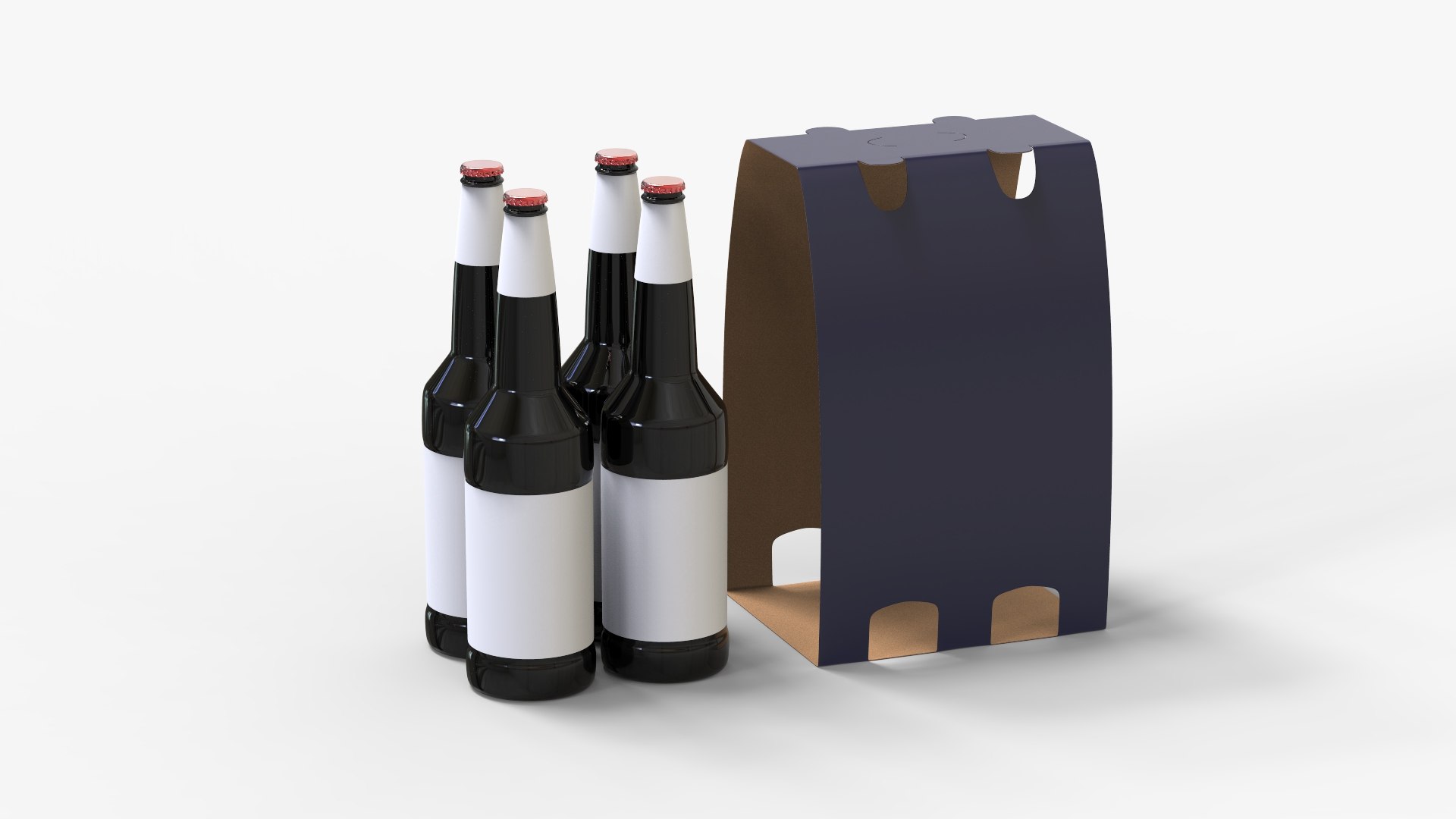 3D Beer Bottles Holder Packaging - TurboSquid 1822363