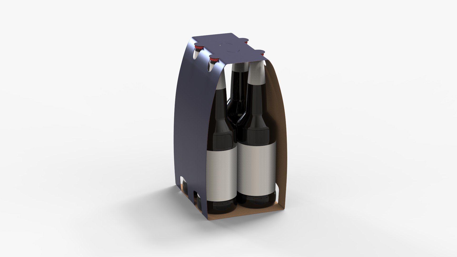 3D Beer Bottles Holder Packaging - TurboSquid 1822363