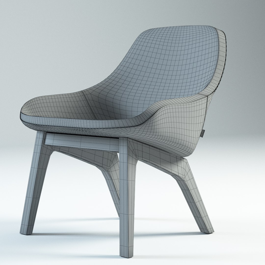 3ds morph lounge chair pouf
