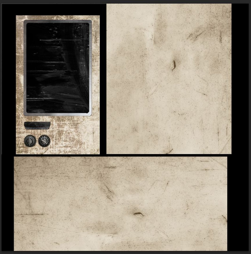 old retro tv 3d model