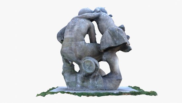 3D model Statue Children with bird Scan - TurboSquid 1811553