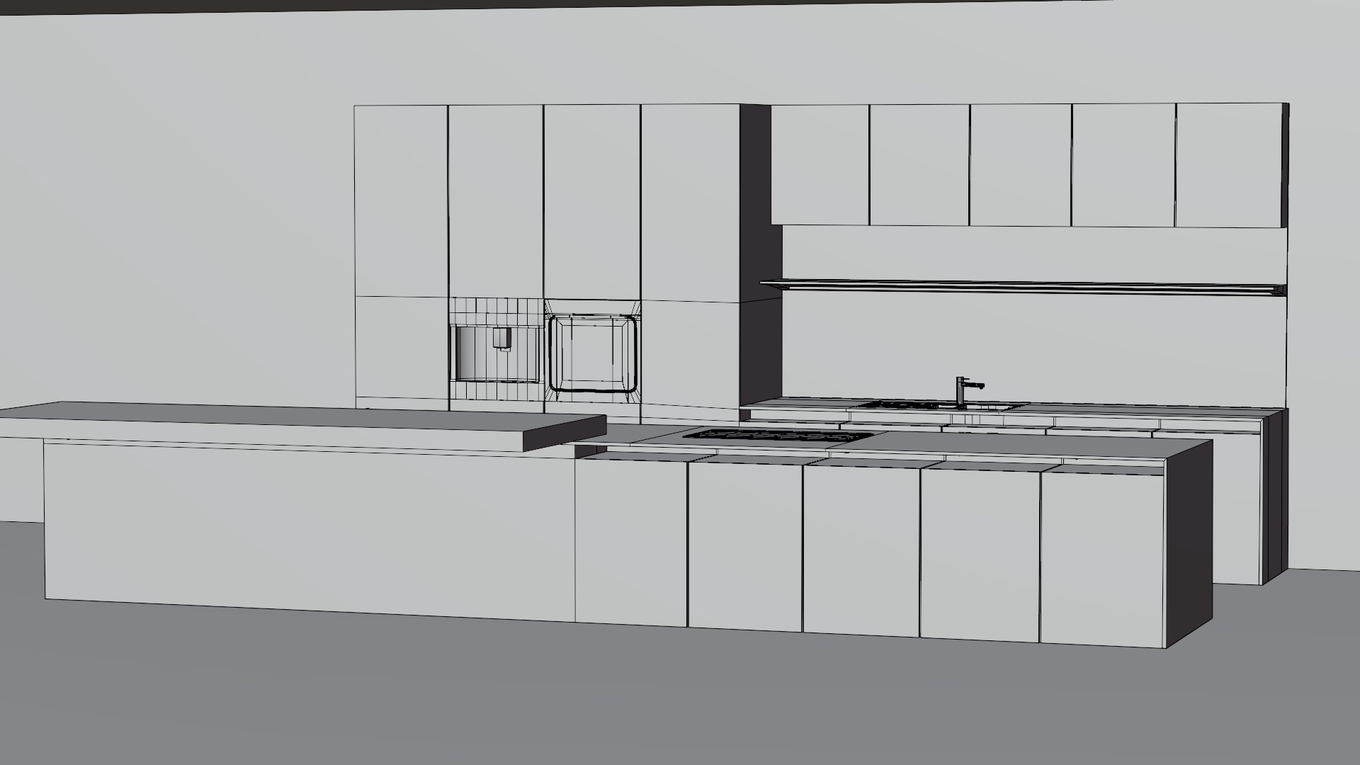 Free 3D Kitchen Modern Set 3D - TurboSquid 2261206