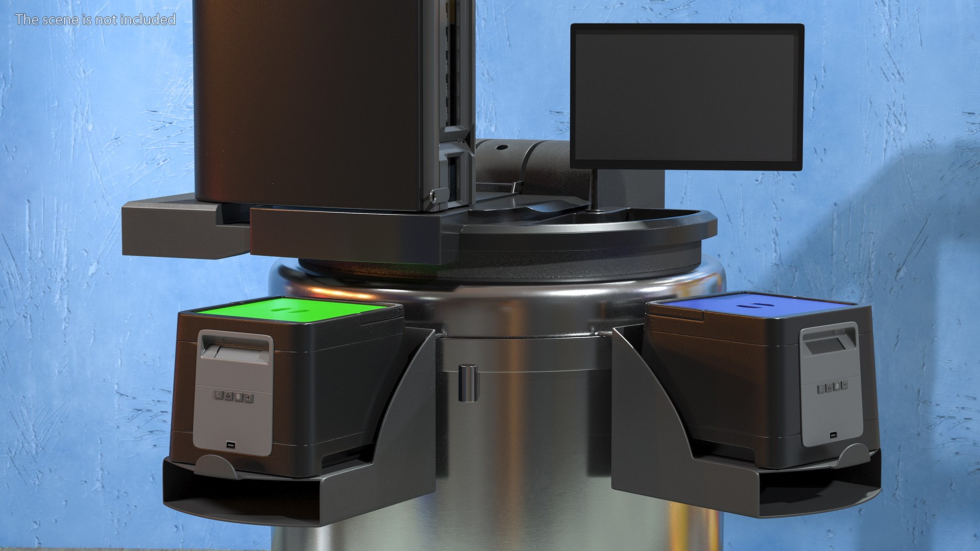 3D Model Automated Cryo Storage Rigged - TurboSquid 1774252