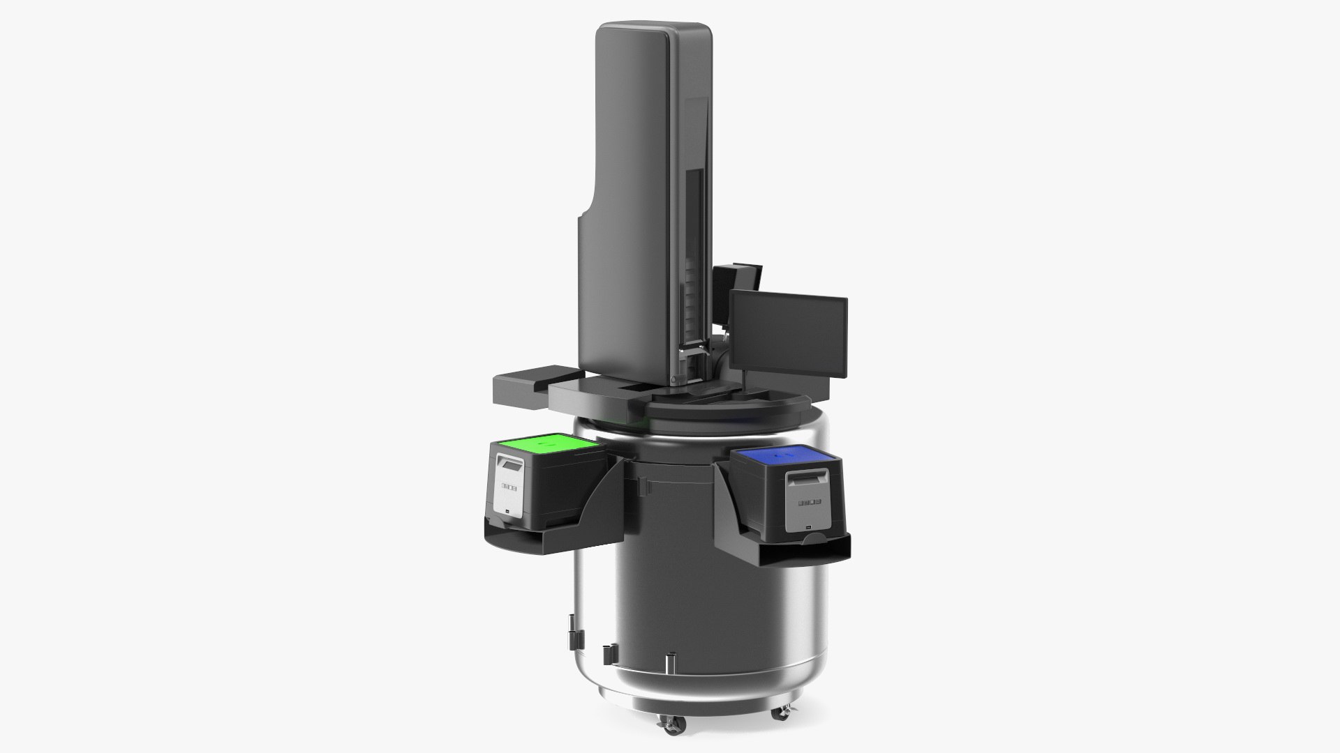 3D Model Automated Cryo Storage Rigged - TurboSquid 1774252