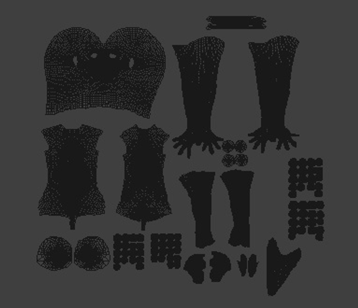 3D untextured woman model - TurboSquid 1461330