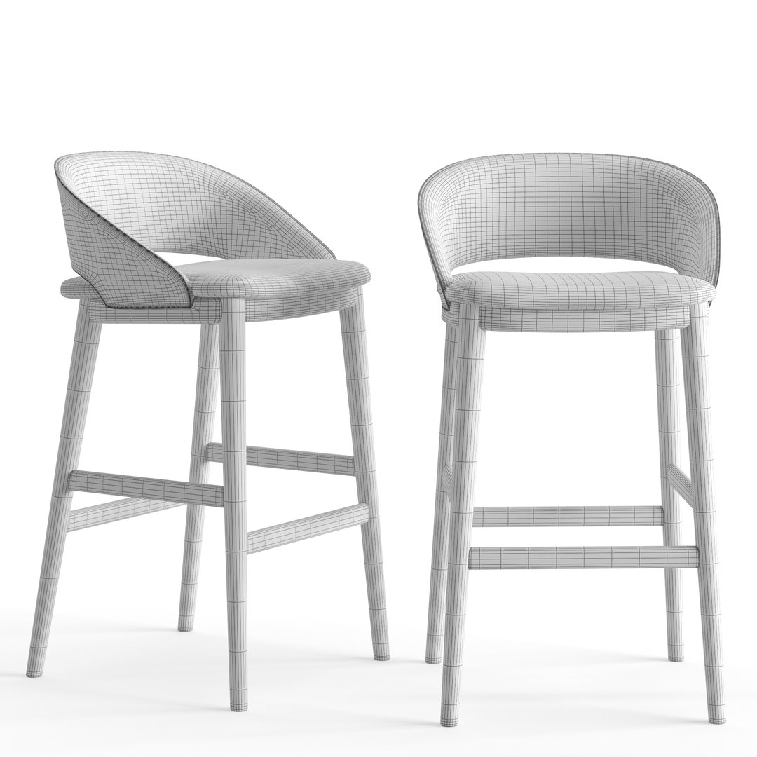 3D bar stool odeon - TurboSquid 1583186