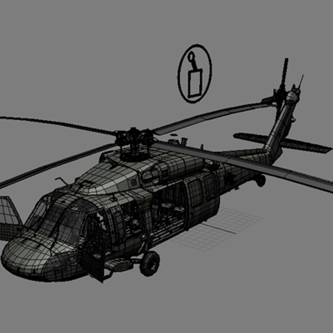 uh-60 blackhawk 3d model