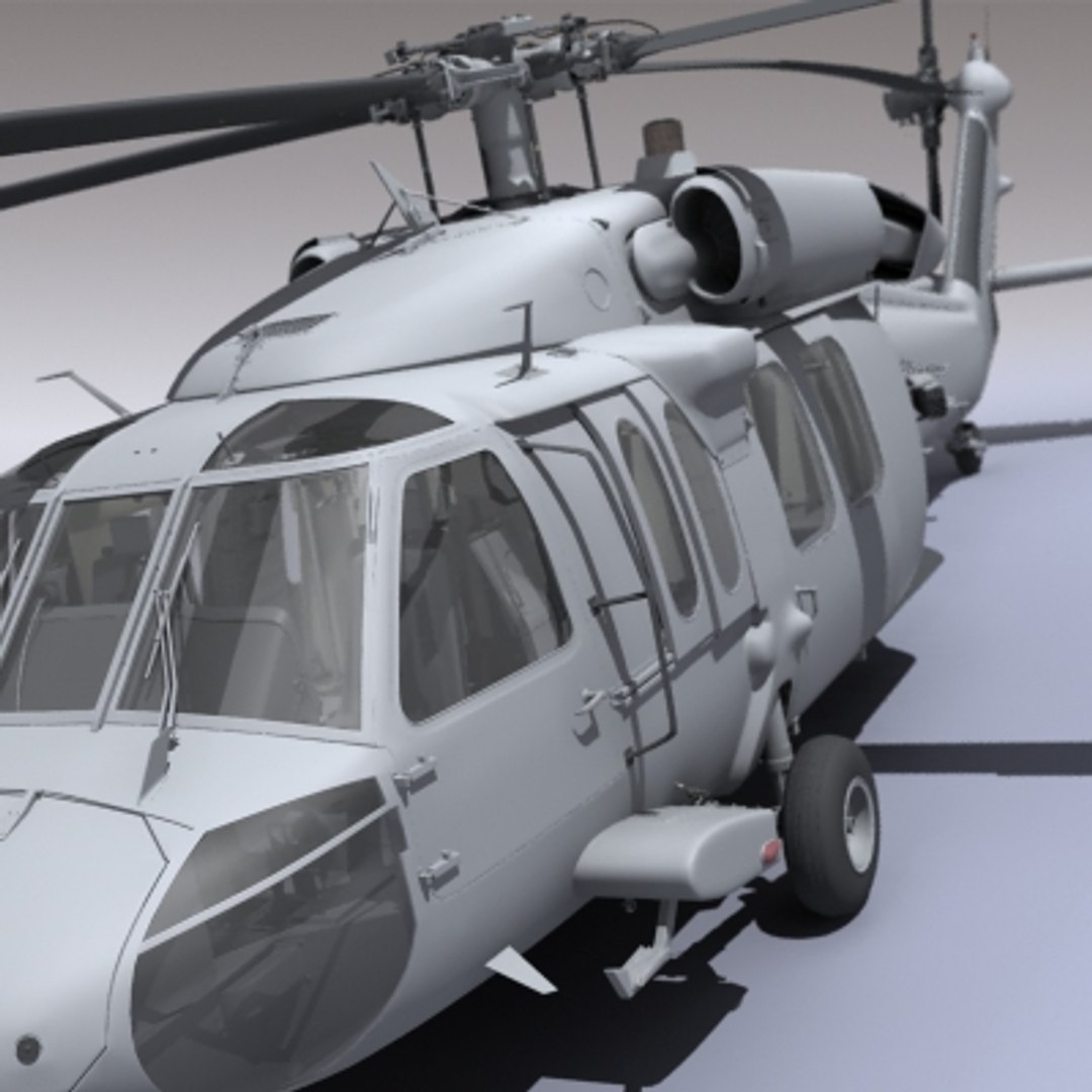 uh-60 blackhawk 3d model