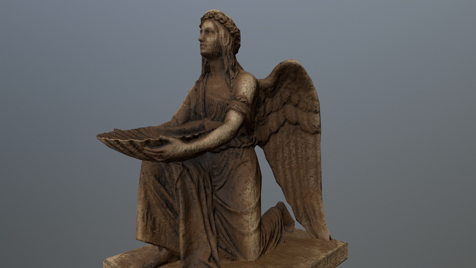 3D Model Angel Statue - TurboSquid 1416616