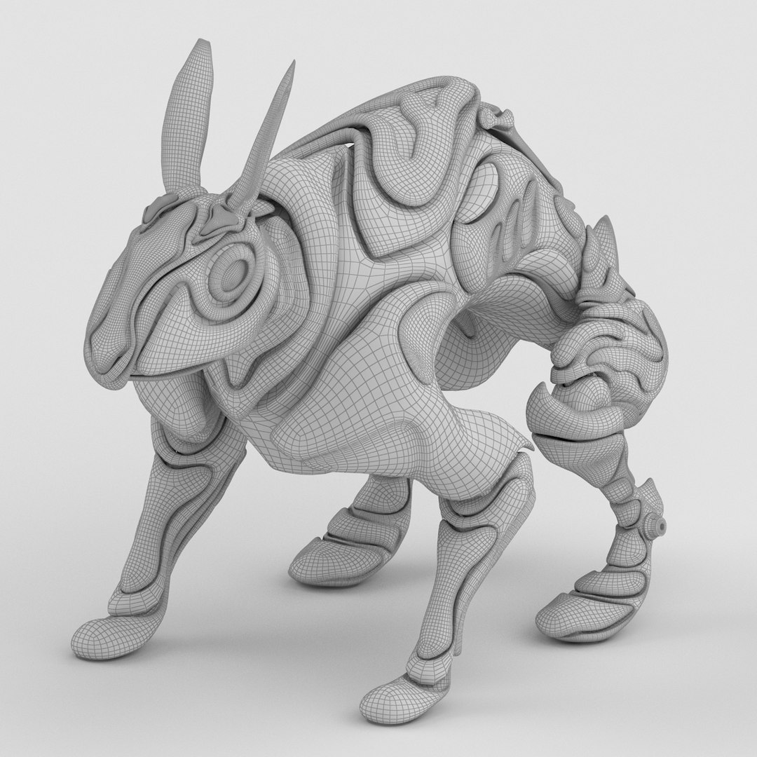3D Hare Animal - TurboSquid 1222202