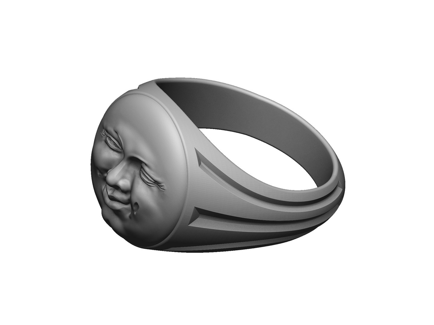 Sun Face Ring 3D Print Model 3D Print Model 3D Model - TurboSquid 1876632