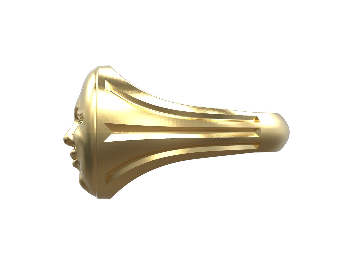 Sun face ring 3D print model 3D print model 3D model - TurboSquid 1876632