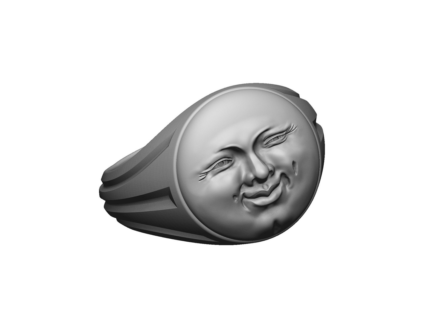 Sun Face Ring 3D Print Model 3D Print Model 3D Model - TurboSquid 1876632