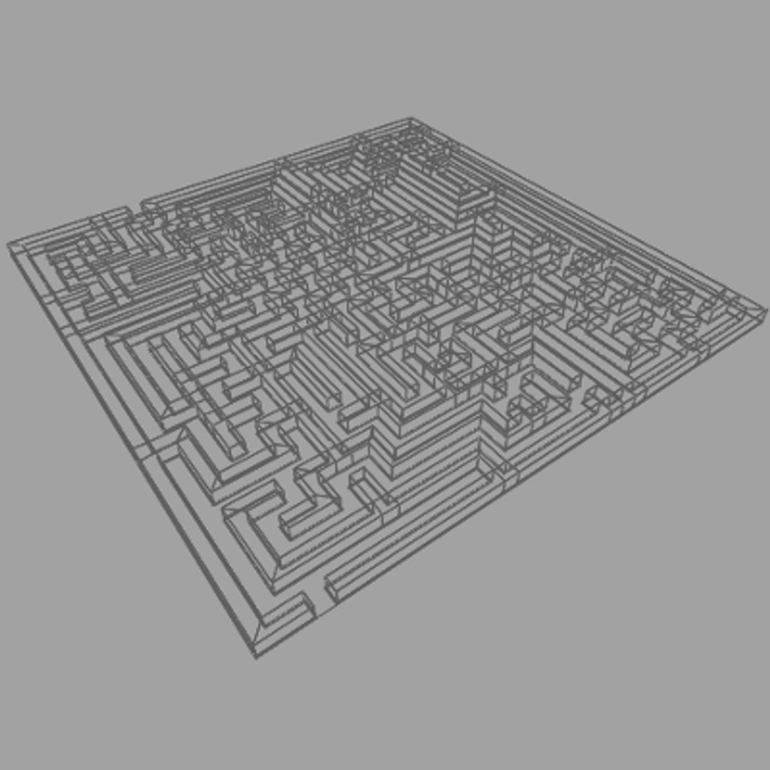 square hedge maze