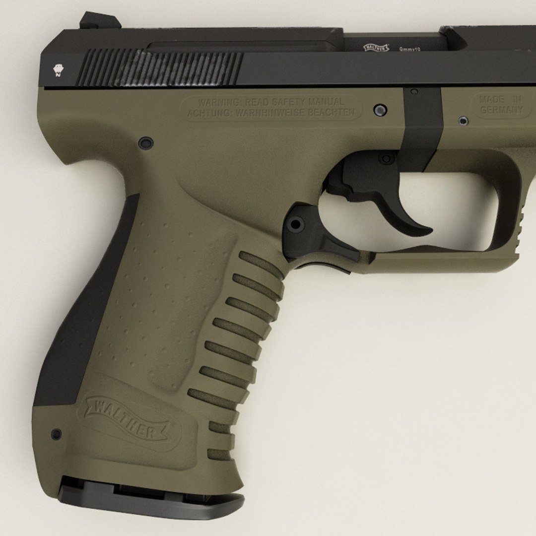 realistic walther p99 3d xsi