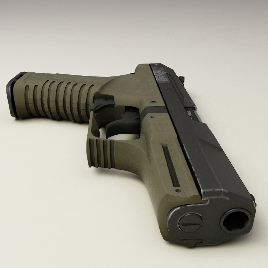 realistic walther p99 3d xsi