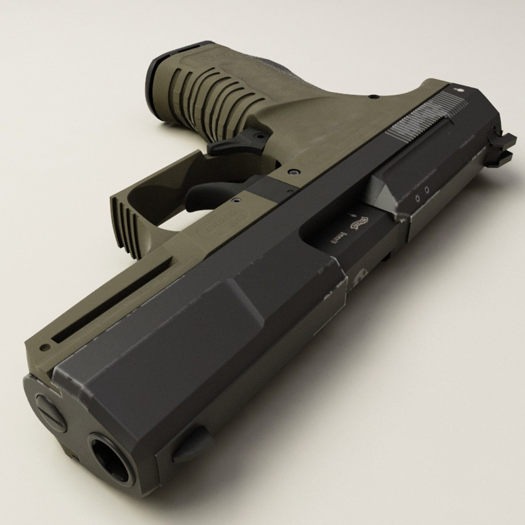 realistic walther p99 3d xsi