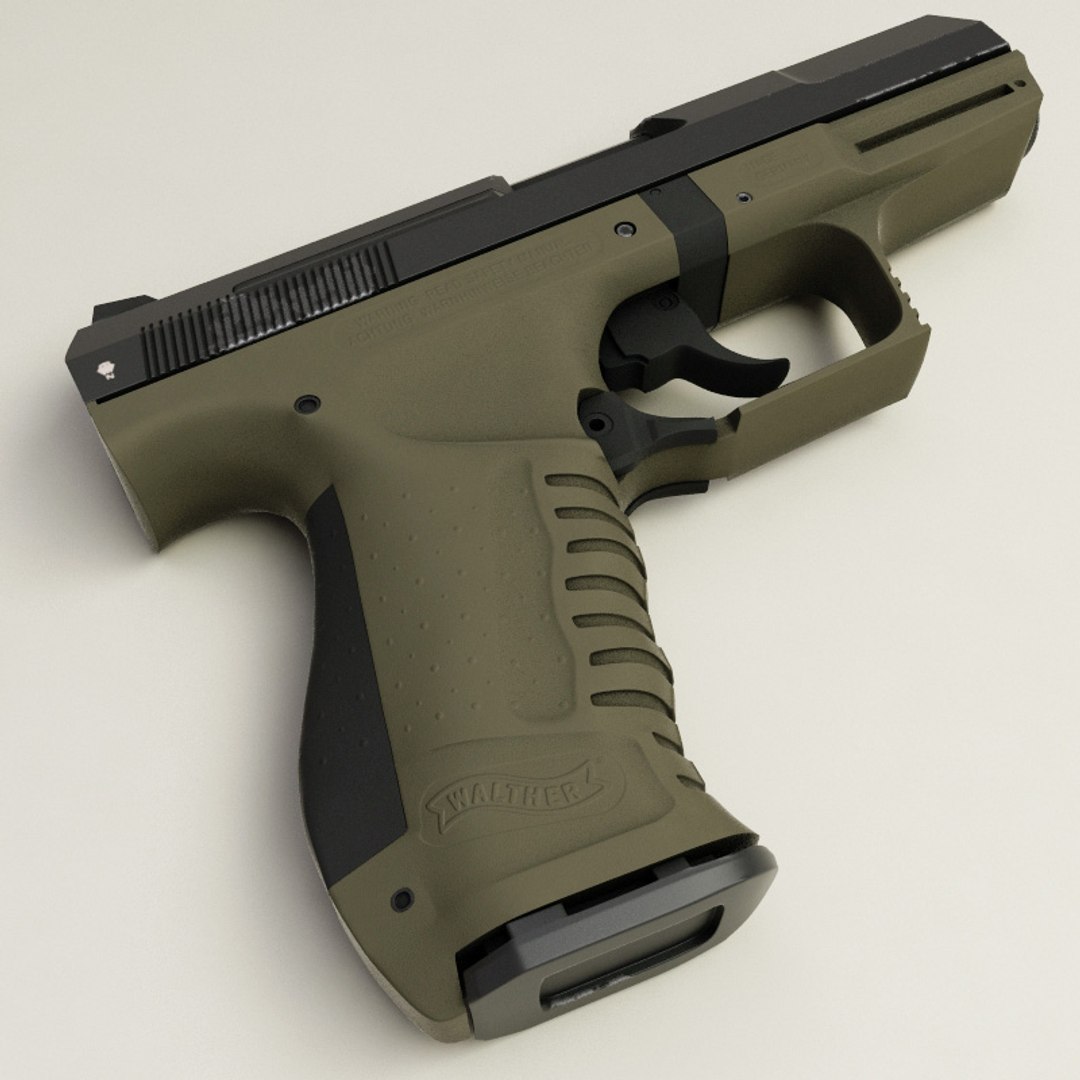 realistic walther p99 3d xsi