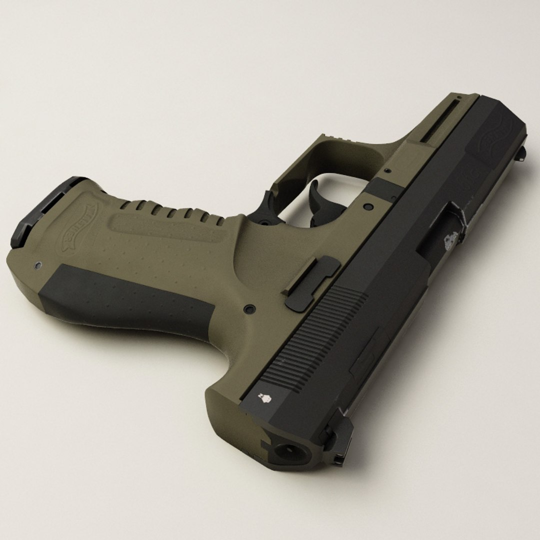 realistic walther p99 3d xsi