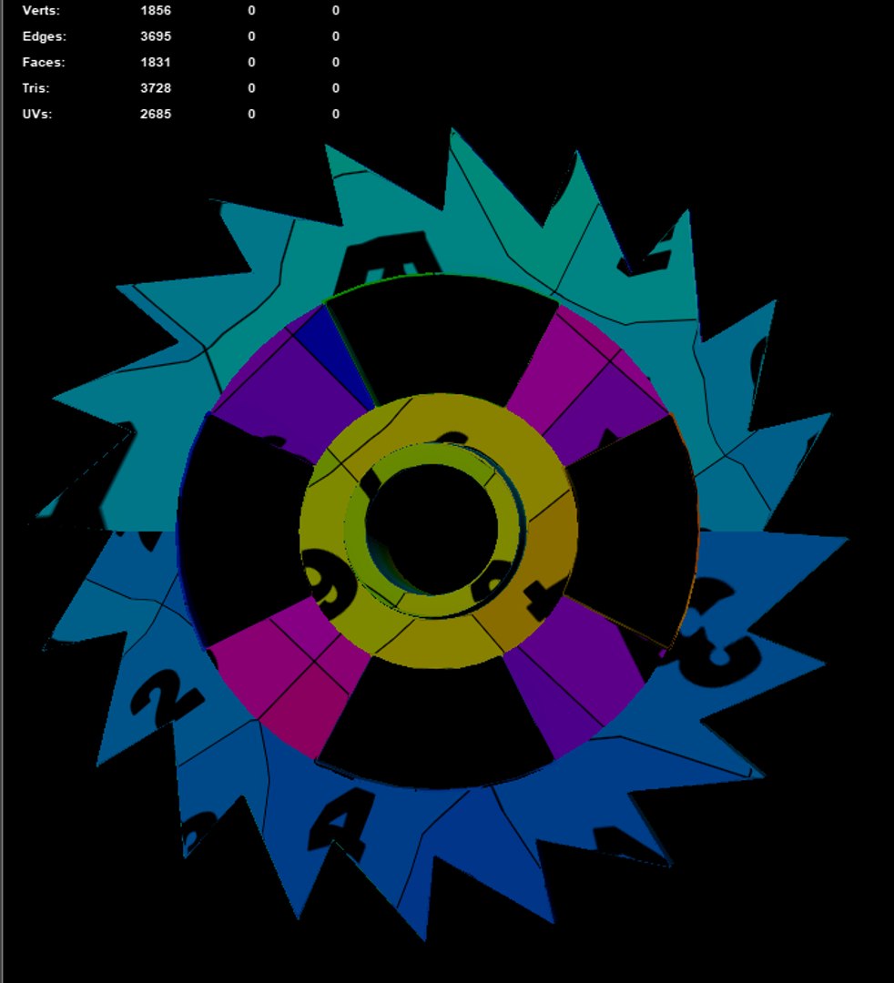 Saw Tooth Gear Cog 3D - TurboSquid 1525937