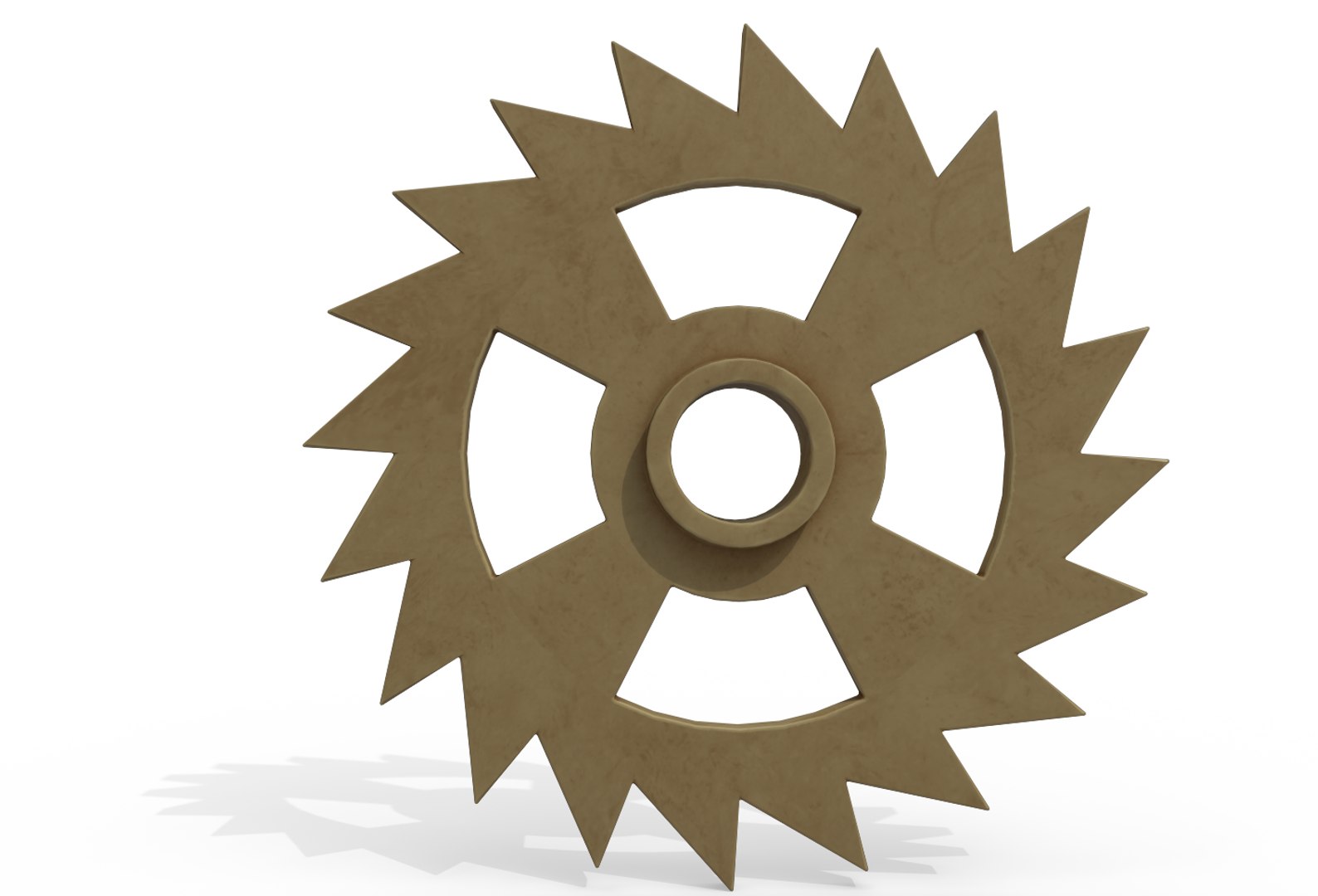 Saw Tooth Gear Cog 3D - TurboSquid 1525937