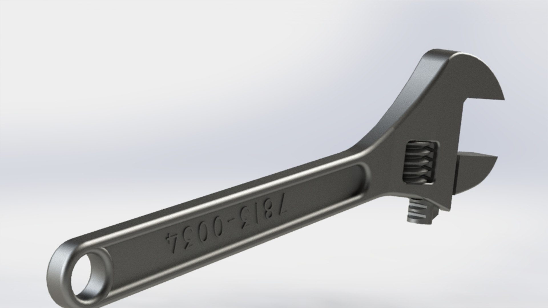 Adjustable Spanner 3D Model - TurboSquid 2182653
