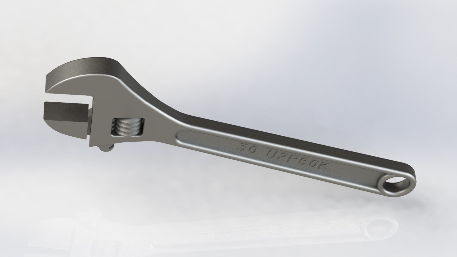 Adjustable Spanner 3D Model - TurboSquid 2182653