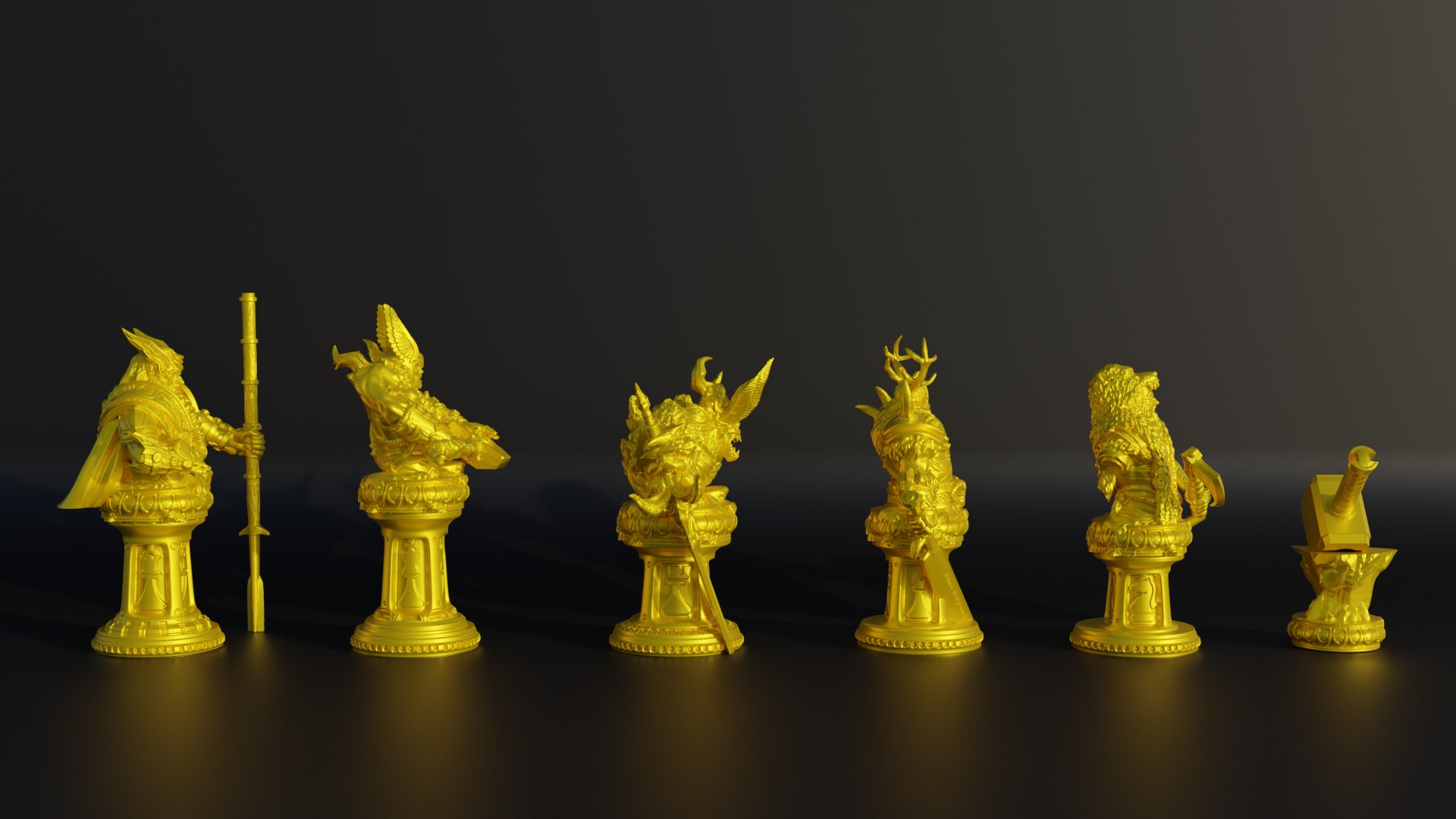 Troll Chess Set- Trolls Character Chess With 6 Different Model 3D Print ...