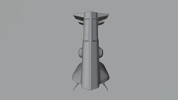 modelo 3d Carga útil de Sci Fi Fighter Craft - TurboSquid 1830759