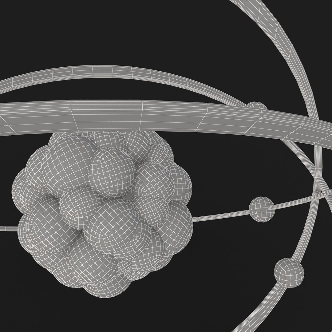 3d Model Atom 2