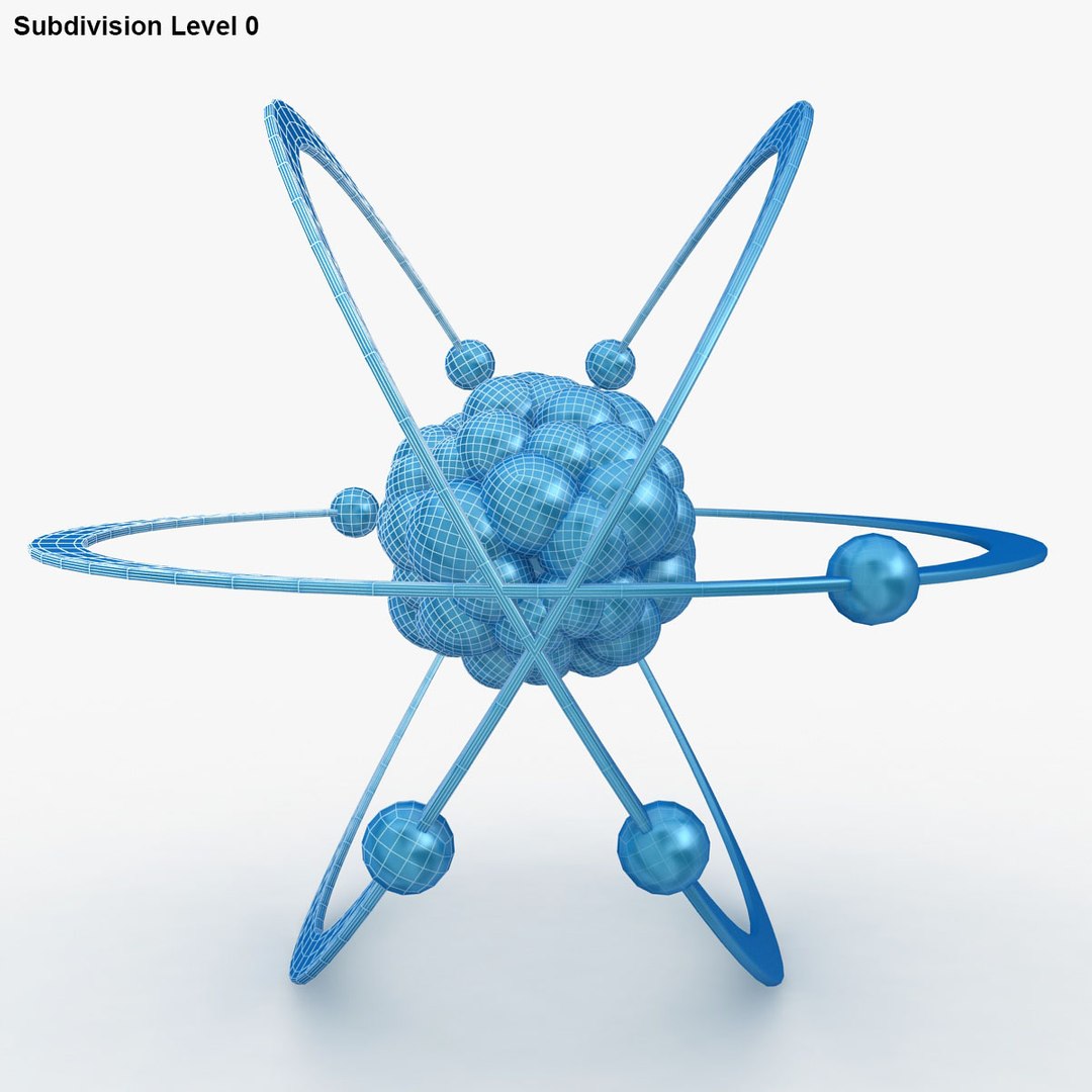 3d Model Atom 2