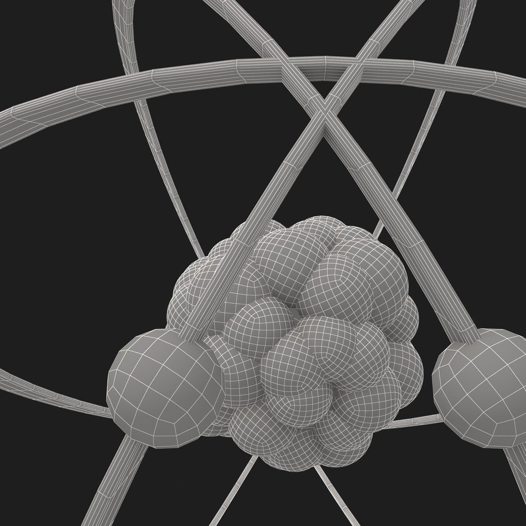 3d Model Atom 2
