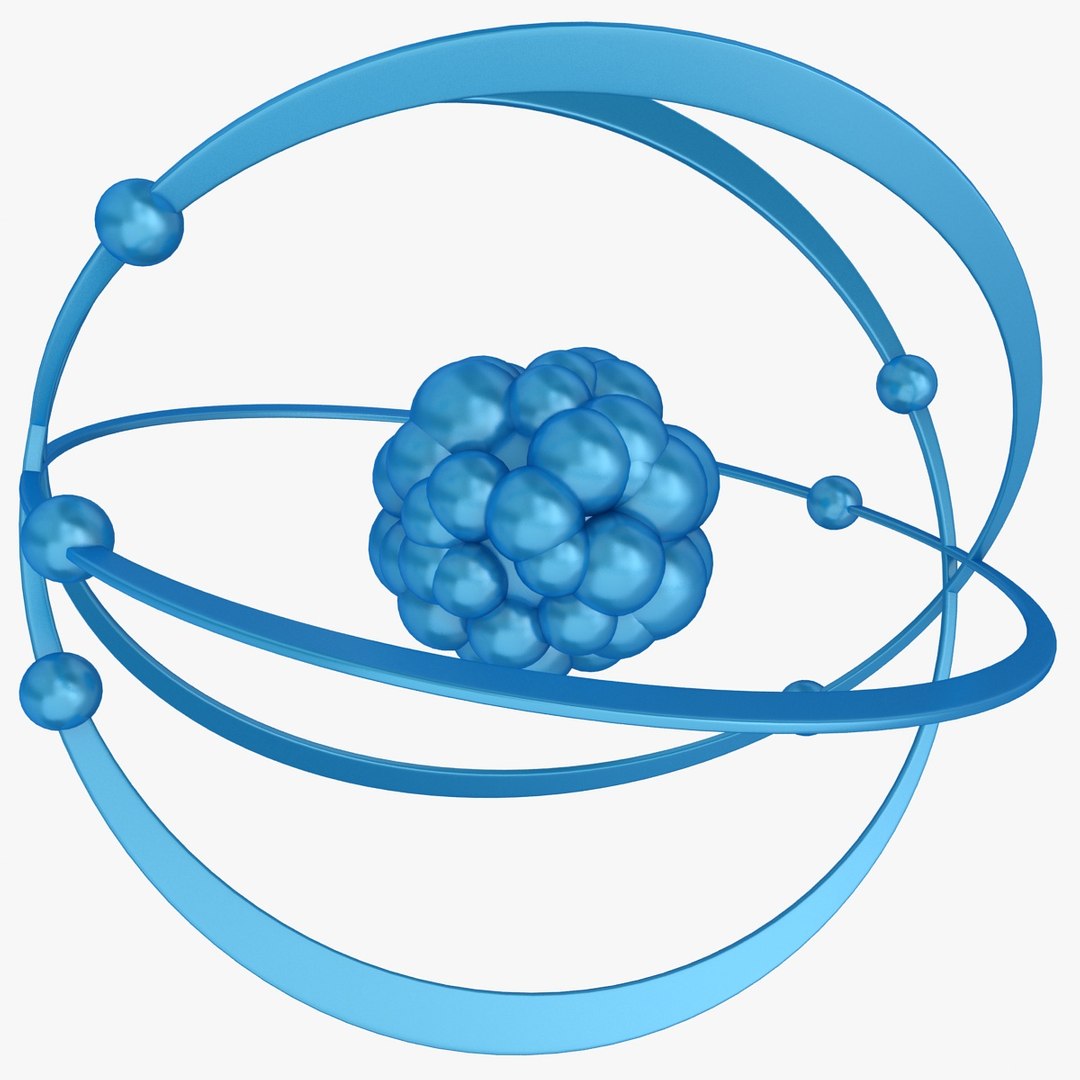 3d Model Atom 2