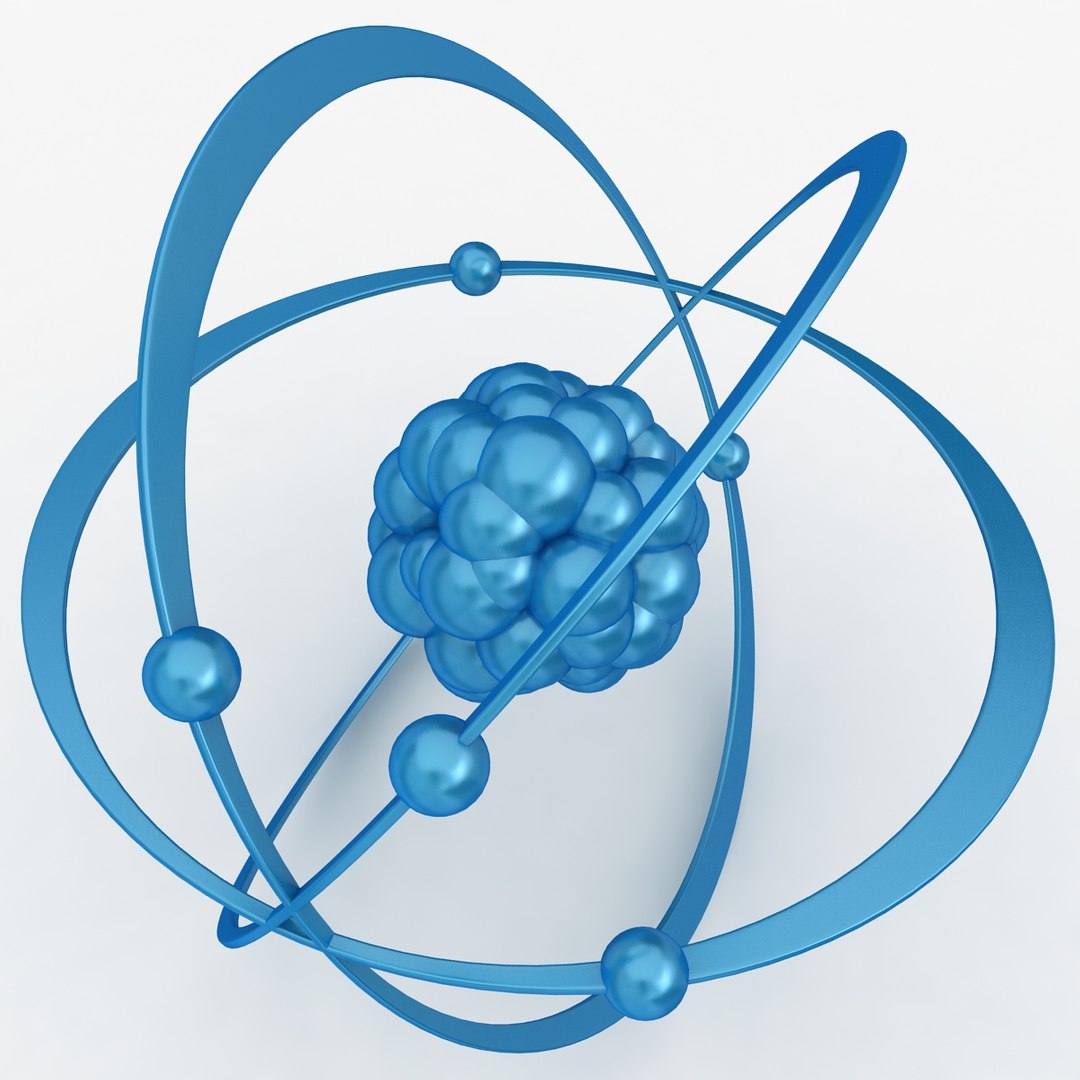 3d Model Atom 2