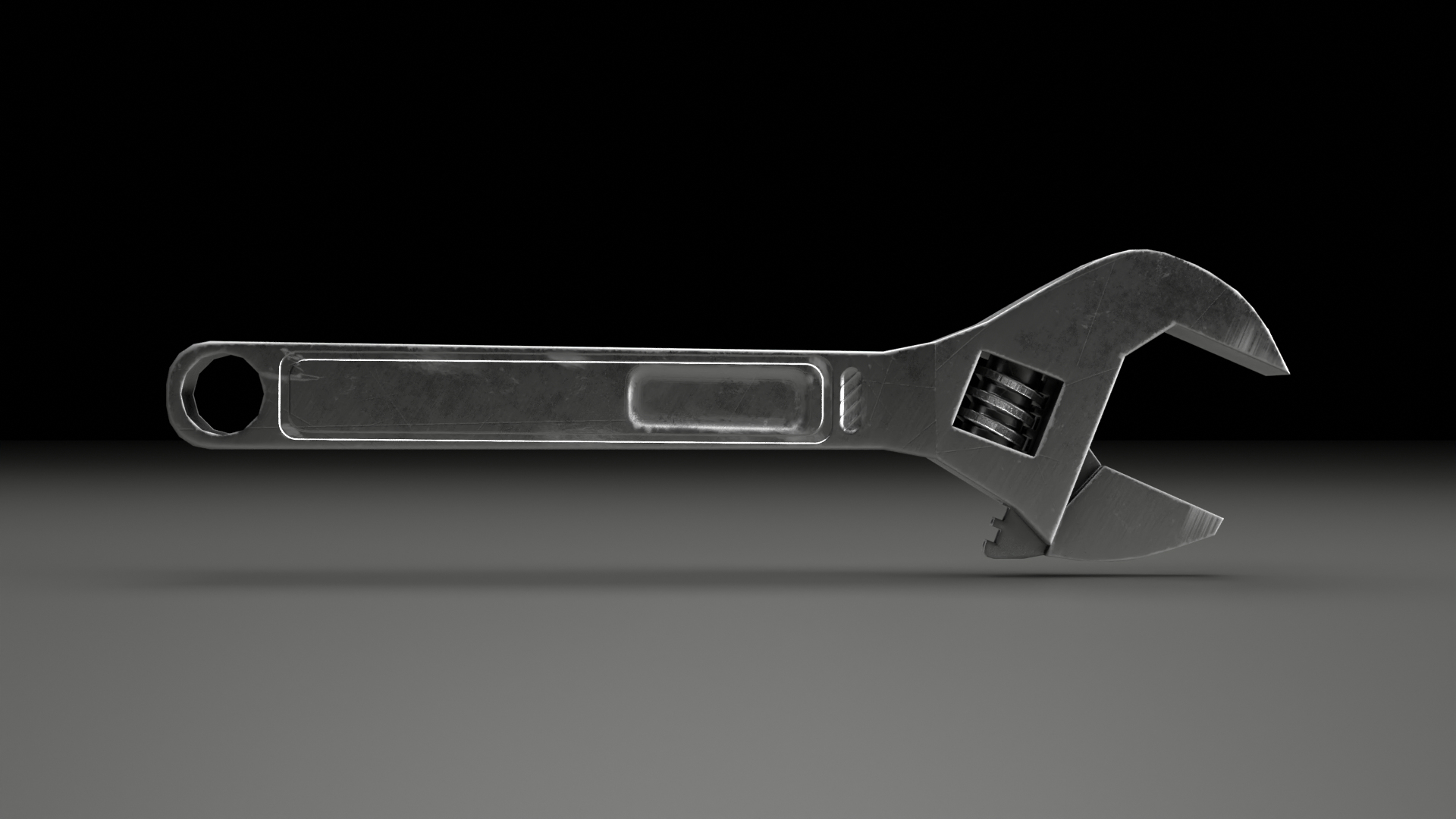 3D Model Adjustable Wrench - TurboSquid 1971808