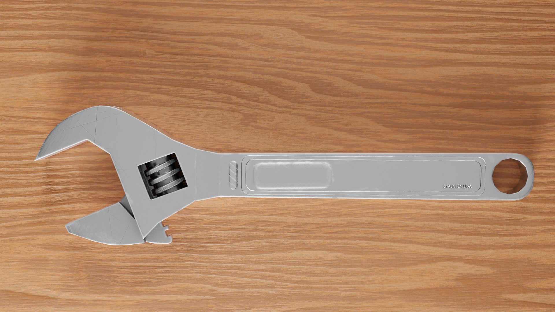 3D Model Adjustable Wrench - TurboSquid 1971808