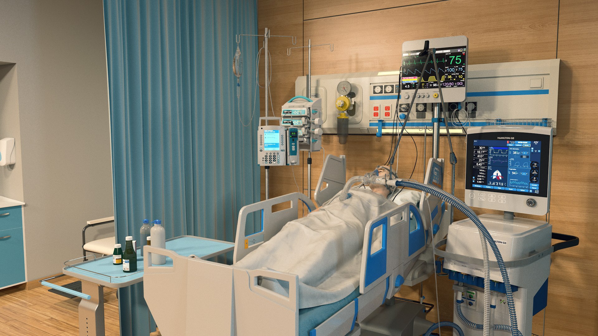 3D Model Ward Private - TurboSquid 1674632