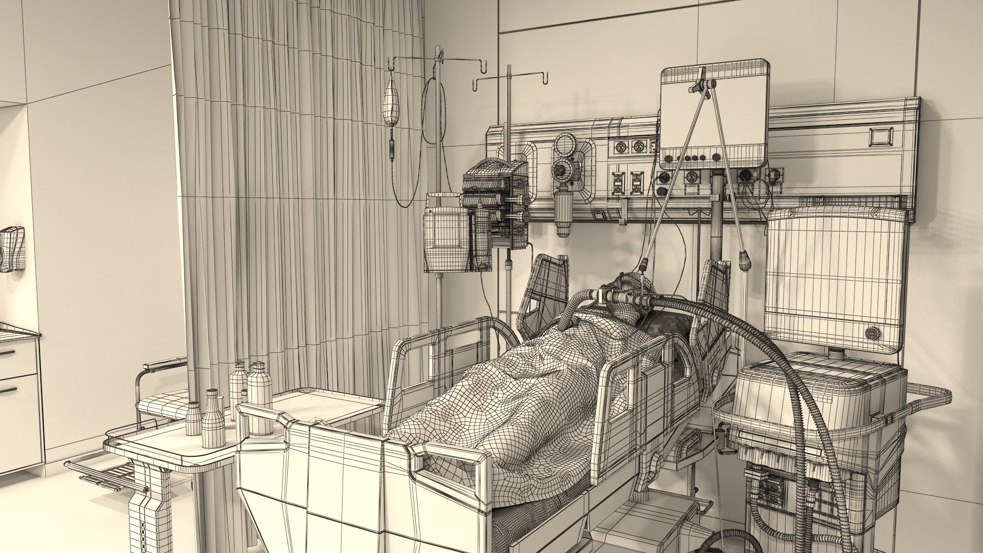 3D model ward private - TurboSquid 1674632