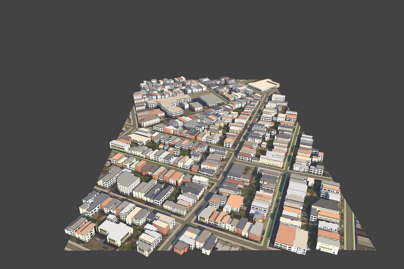 3D 3D Lifesize Textured City Model Vol 1 Model - TurboSquid 1974895