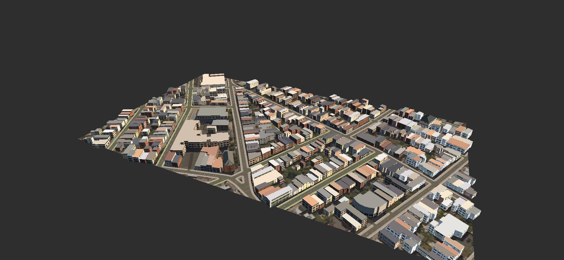 3D 3D Lifesize Textured City Model Vol 1 Model - TurboSquid 1974895