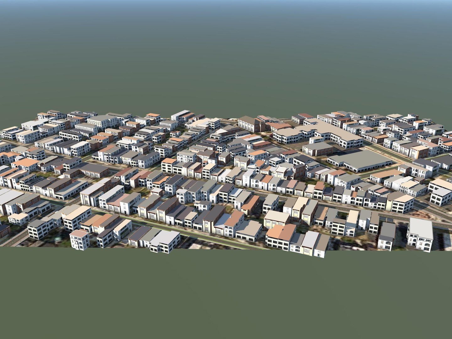 3D 3D Lifesize Textured City Model Vol 1 Model - TurboSquid 1974895