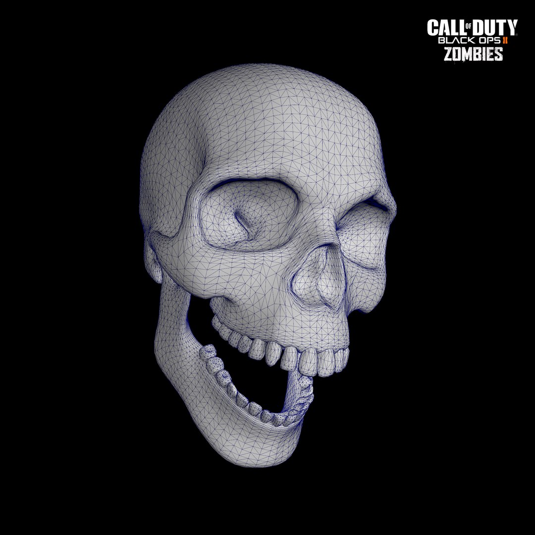 3D Call Of Duty Black Ops II Zombies Insta Kill Power-Up - TurboSquid ...