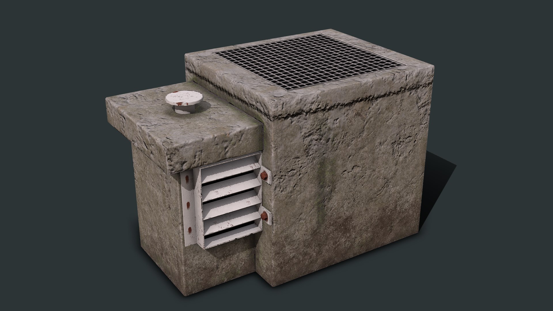 Bunker Vent 3D Model - TurboSquid 1531610