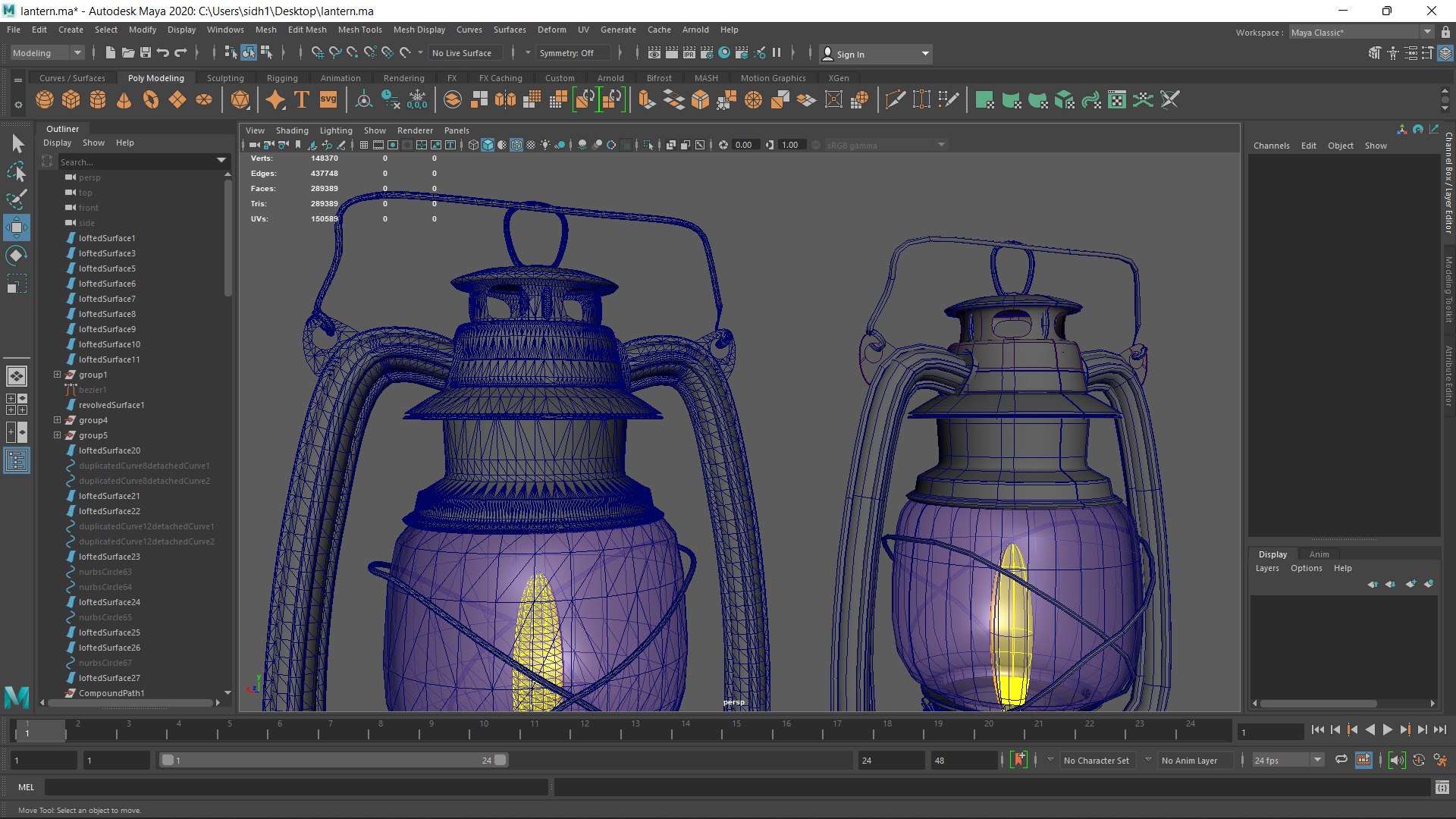 Lantern 3D - TurboSquid 1865680