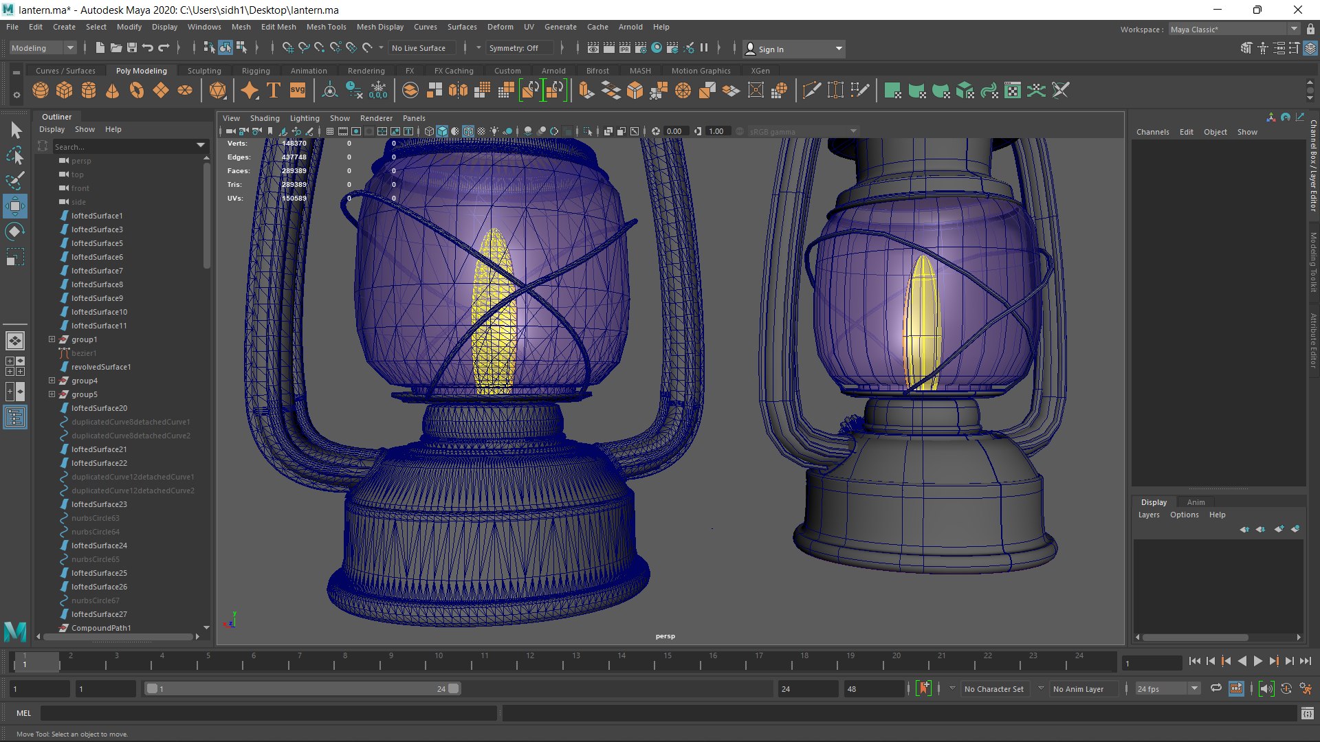 Lantern 3D - TurboSquid 1865680