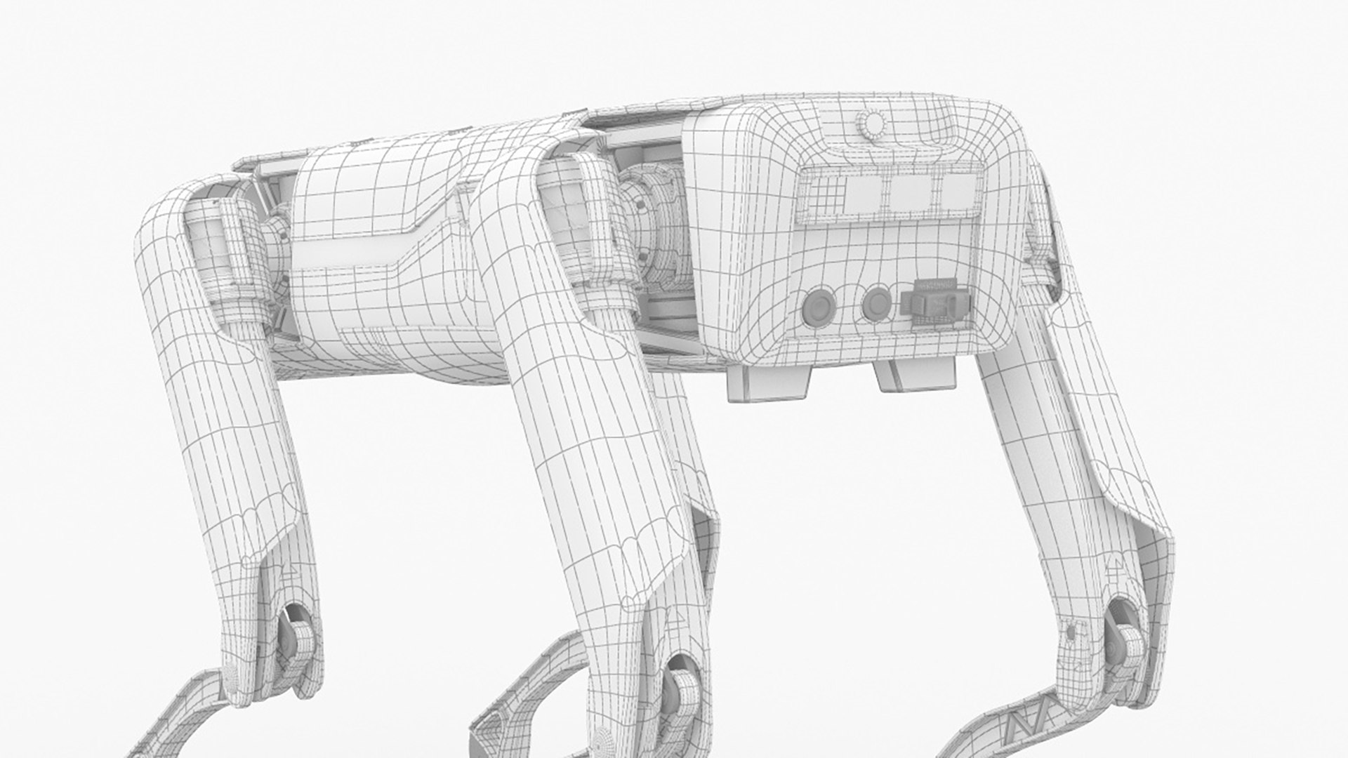 Modern Robot Dog Army Color Model - TurboSquid 2271968